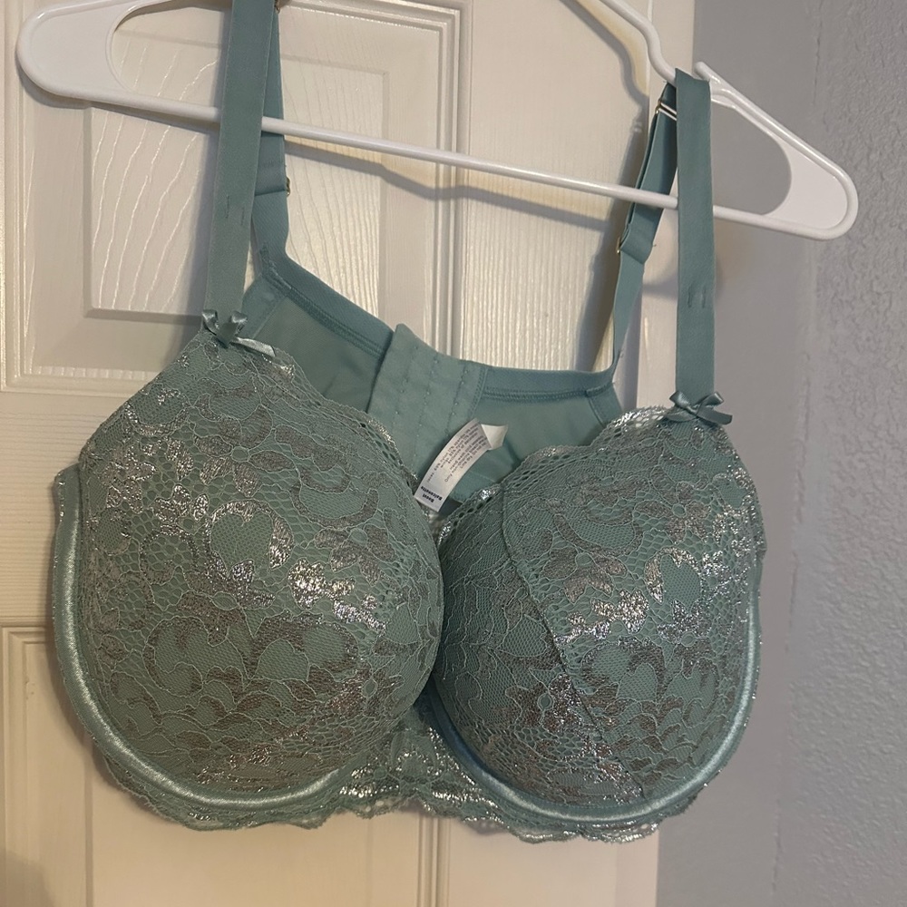 Cacique Shimmer Lace Boost Bra - Gem